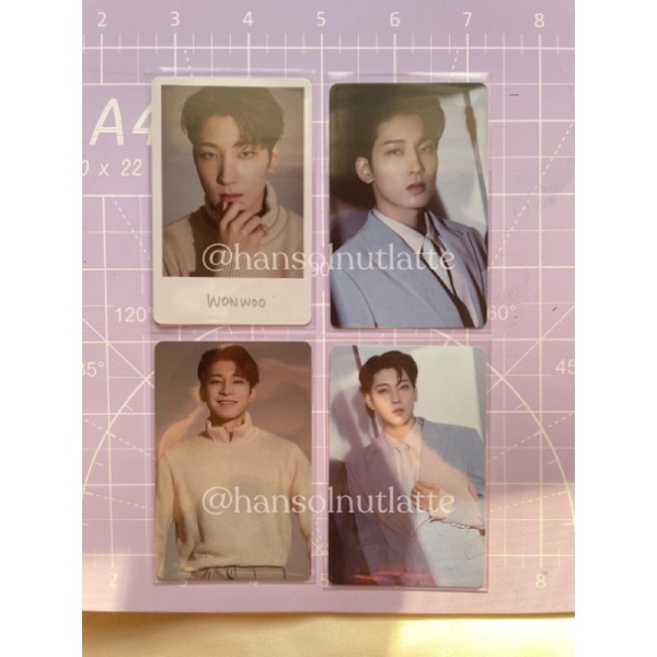 SEVENTEEN INCOMPLETE TRADING CARDS SET - WONWOO & HOSHI | Shopee ...