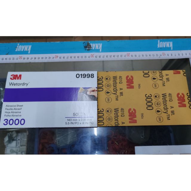 3M Finishing Sand Paper No. 3000 SOLD PER PIECE (Pino/Fine Type) 5.5 x ...