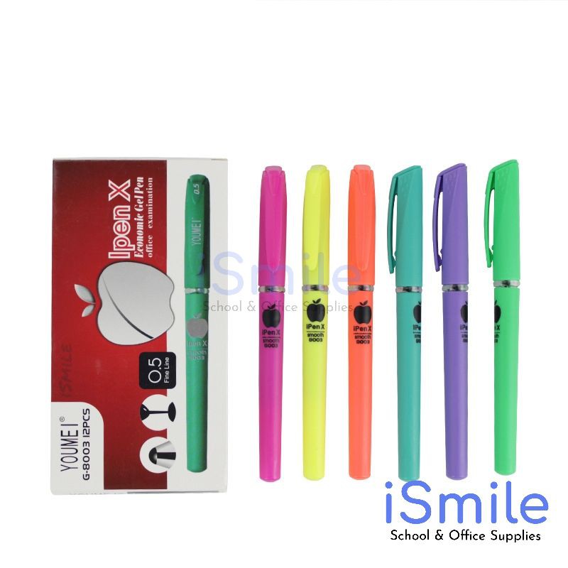 12 pcs. G-8003 "Ipen X" Gel Ink Pen | Shopee Philippines