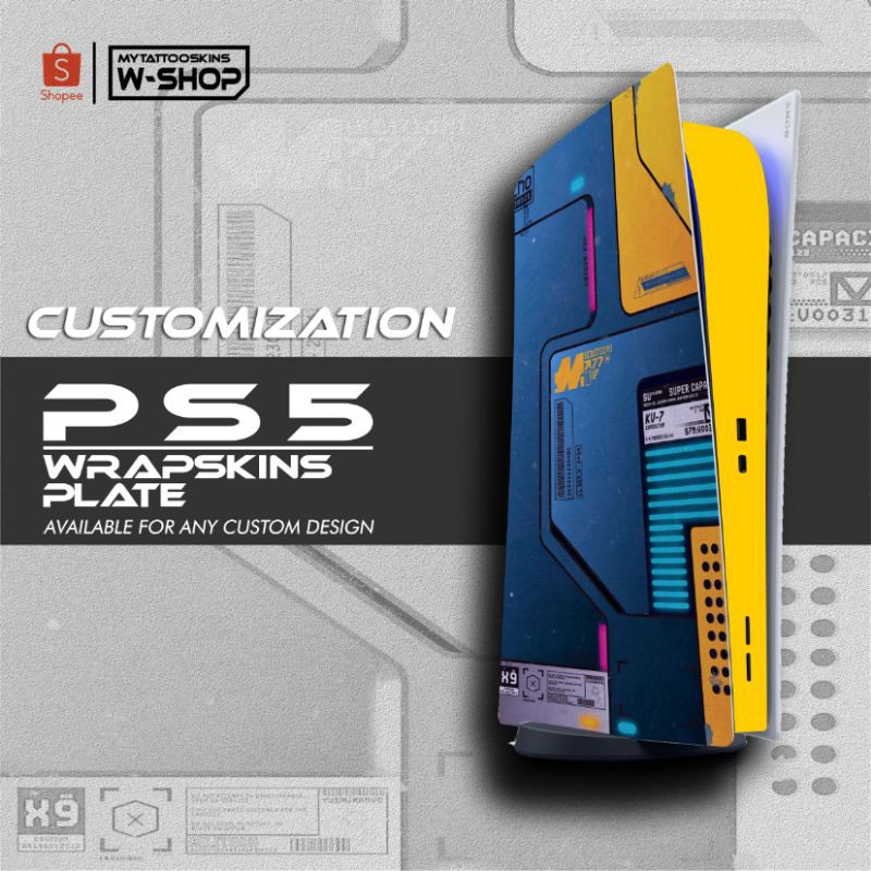 Ps5 plates and mid skin set for Disc and Digital edition (message us ...
