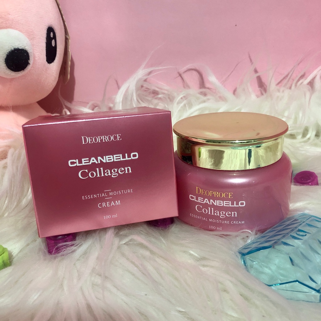 DEOPROCE Cleanbello Collagen Essential Moisture Cream 100 ml | Shopee ...