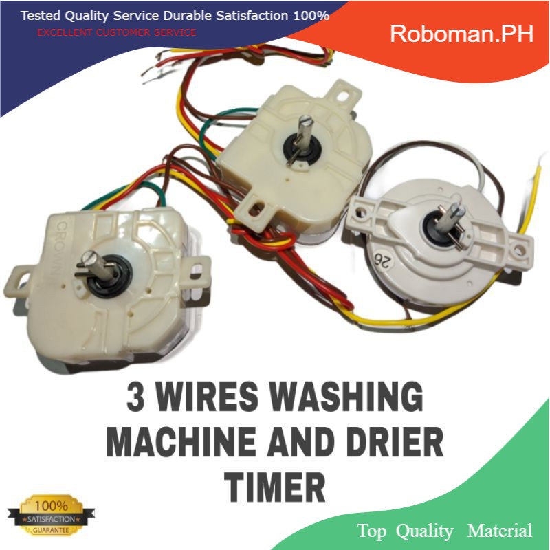 Washing Machine Timer (3 wires, dryer) | Shopee Philippines
