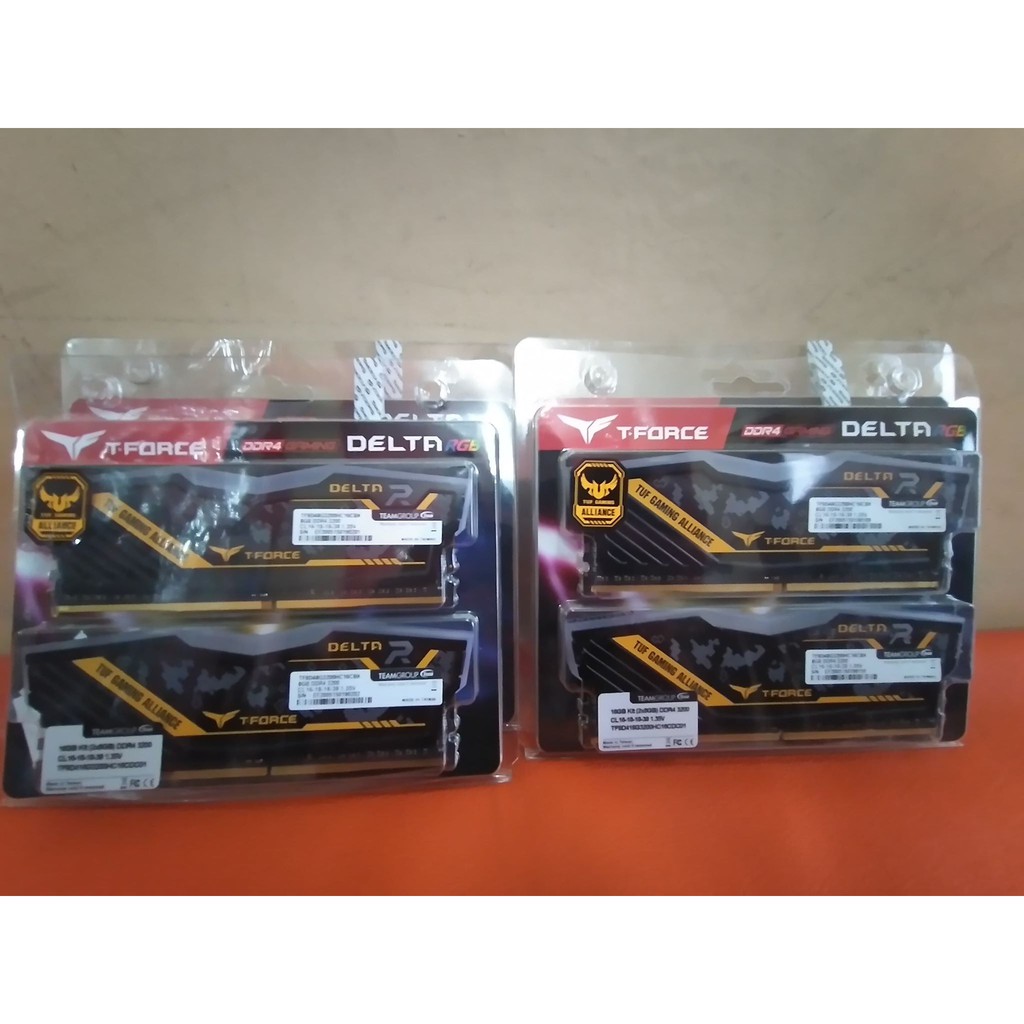 Team Delta T-Force TUF Edition RGB 16gb (2X8gb) DDR4-3200MHZ | Shopee ...