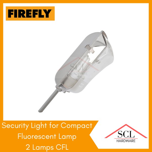 FIREFLY Security Light for Compact Fluorescent Lamp Double Bulbs ...