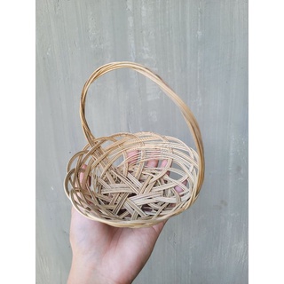 Native Coco Midrib Basket with Handle 6" 8" inch | Shopee Philippines
