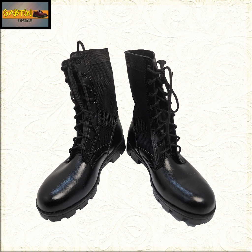 COMBAT SHOES SYNTHETIC (THICK CANVASS) GABTON | Shopee Philippines