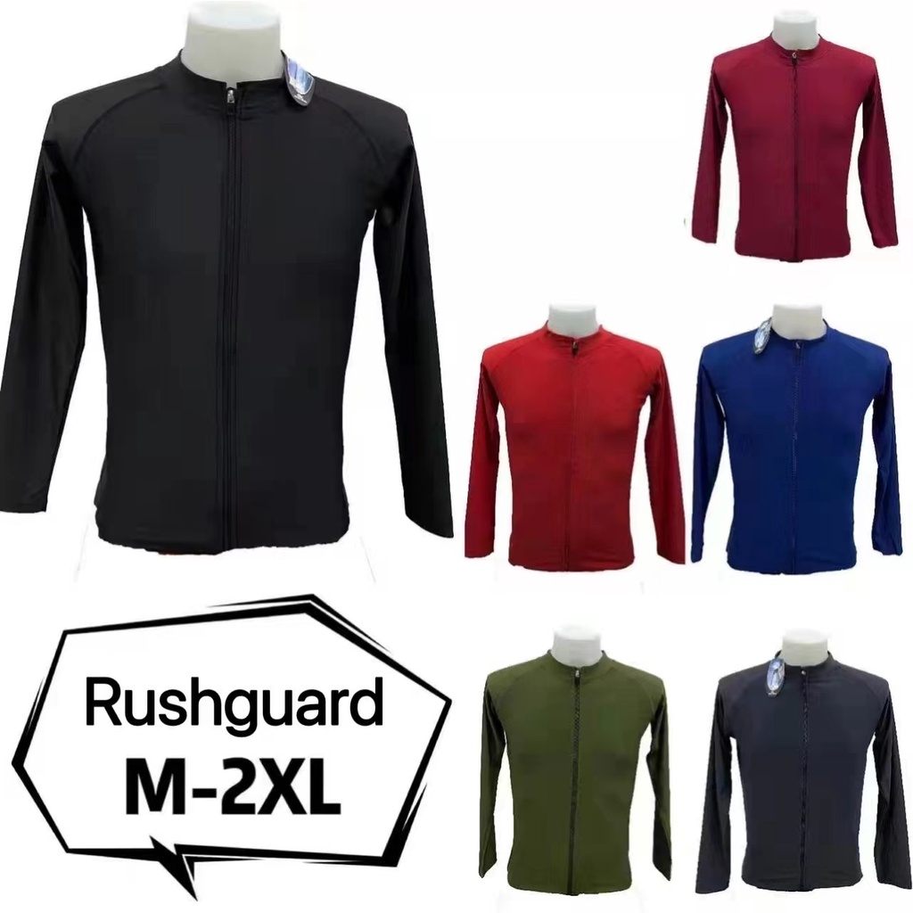 Summer Swim Wear Full Body Rash Guard Long Sleeves Dry Fit For Men and ...