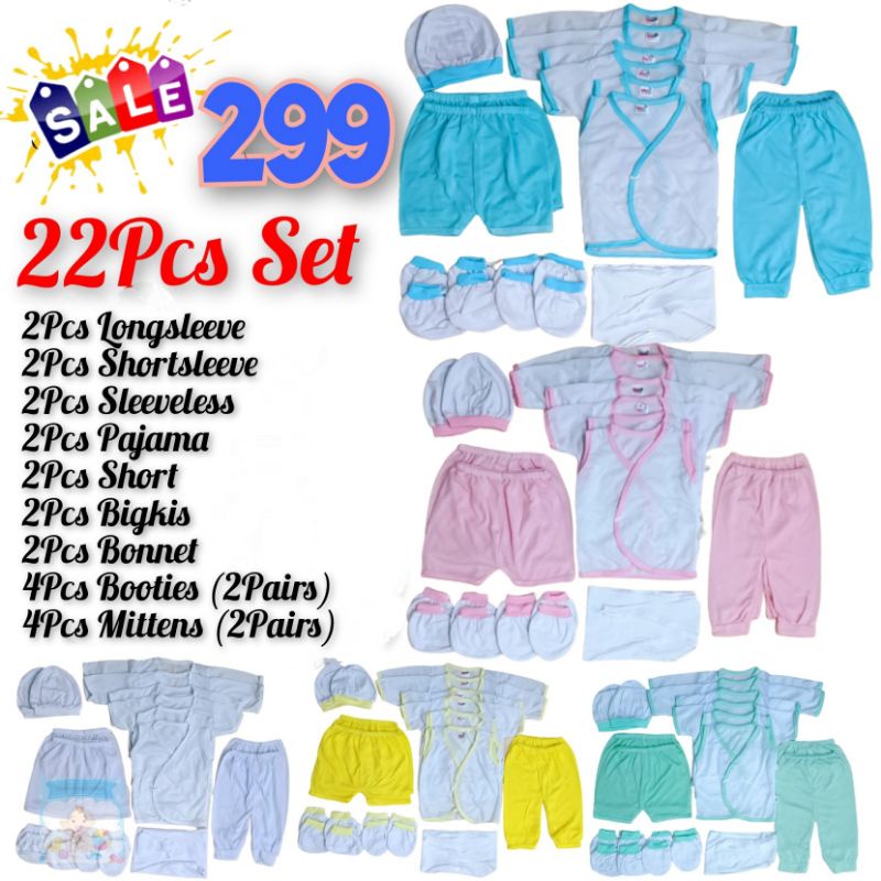 22Pcs Newborn Baby Clothes Set Ordinary/Infant Barua Baruan Good ...