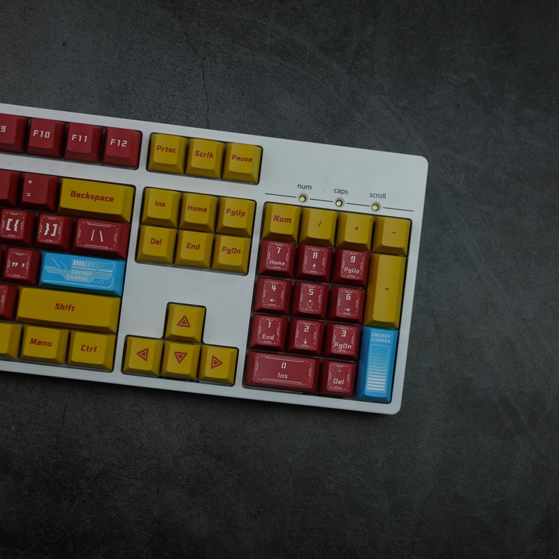 GMK iron Man keycaps, 140 Keys keycaps Cherry Profile DYE-SUB ...
