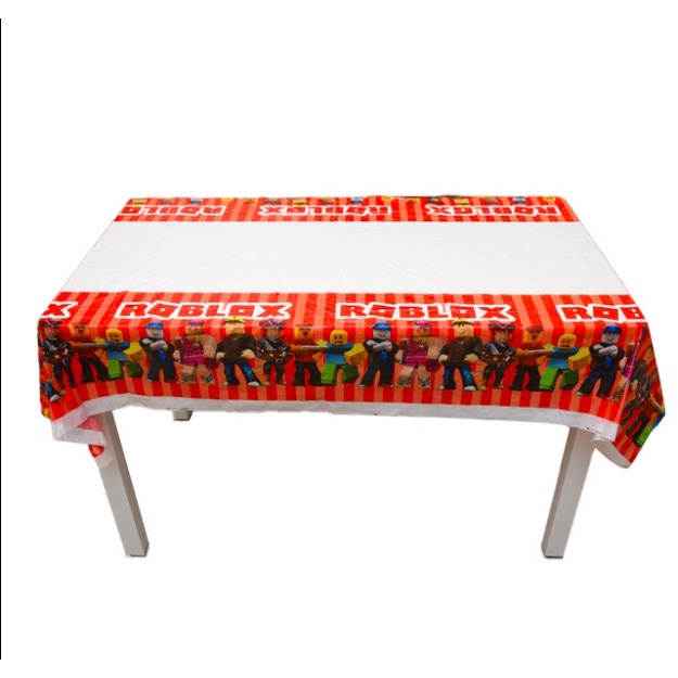 Table cover Cartoon character Roblox theme waterproof plastic party ...
