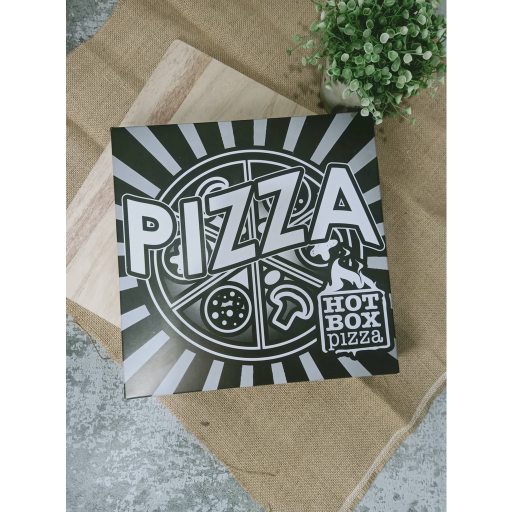 PIZZA BOX 10 INCHES (25 BOXES) with DESIGN | Shopee Philippines