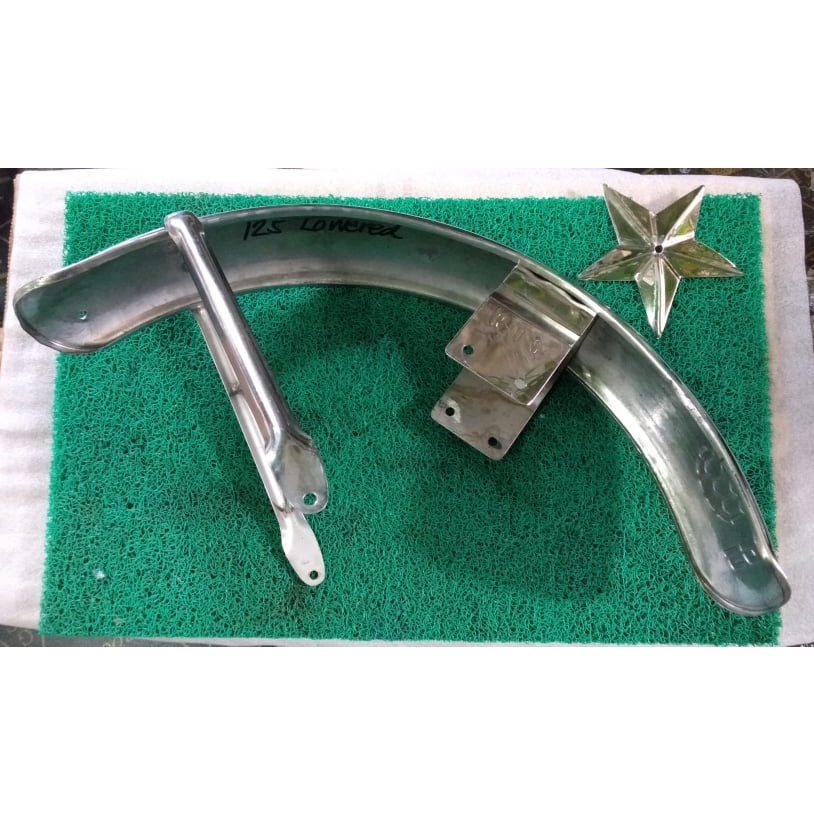 FRONT FENDER STAINLESS TMX ALPHA 125 (LOWERED) | Shopee Philippines