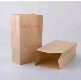 Brown Paper Bags / Kraft Bag / Supot Papel (100pcs/pack) | Shopee ...
