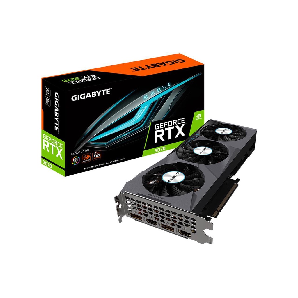GIGABYTE Eagle OC GeForce RTX 3070 8GB GDDR6 PCI Express 4.0 ATX Video ...