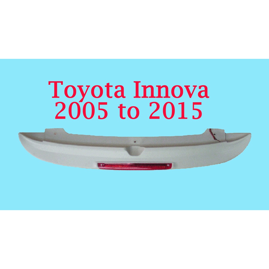 OEM Spoiler with Light for Toyota Innova 2012 2013 2014 2015 (2nd Gen ...