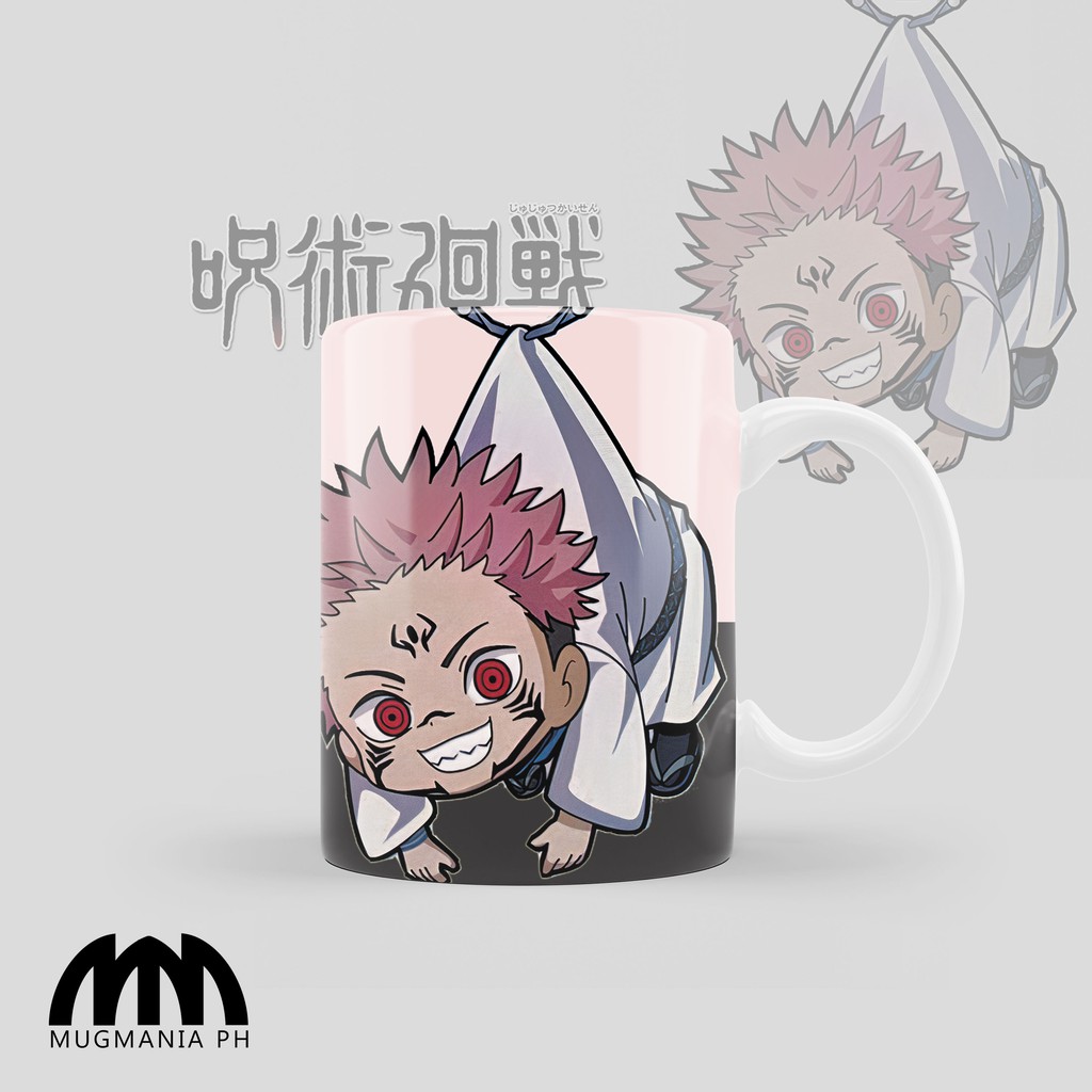 Anime Mugs - Mugmania - Jujutsu Kaisen - Sukuna Chibi v2 Mugs 11oz ...