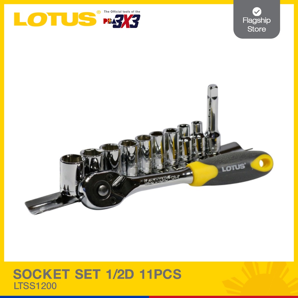 Lotus Socket Set CRV 11PC 1/2D LTSS1200 - Mechanic Tools | Shopee ...