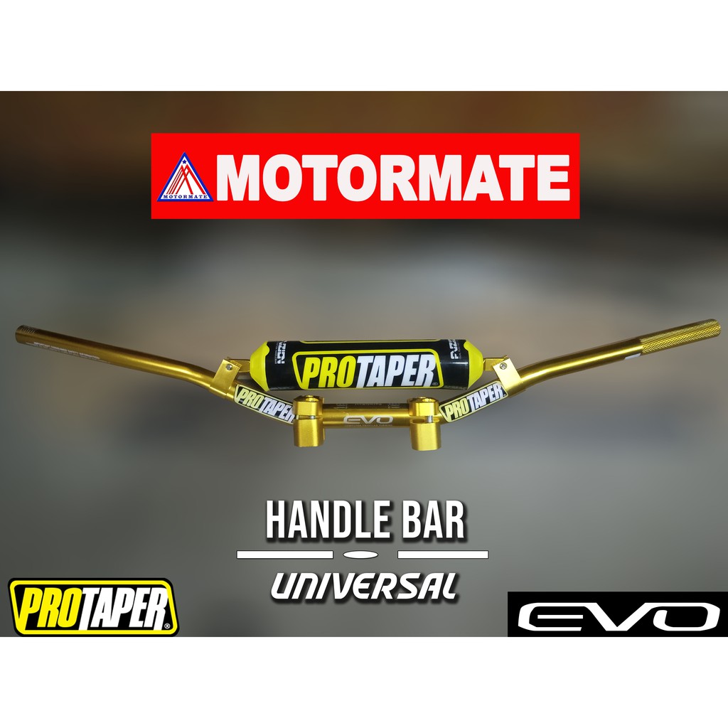 Handle Bar Pro Taper EVO Gold Universal | Shopee Philippines
