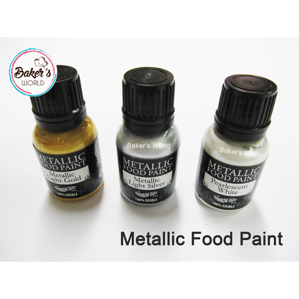 Rainbow Dust Edible Metallic Food Paint 25g (Exp 10-31-22) | Shopee ...