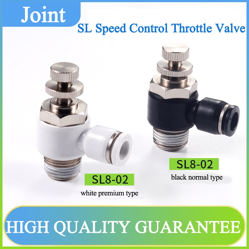 High Quality One-way Tube Speed Control Joint Cylinder Joint SL4-M5 Cylinder Throttle Valve SL6 ...