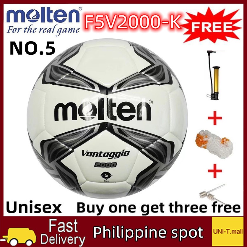 Molten F5V2000-K Vantaggio Football Size 5 with 32 Panel Design and TPU ...