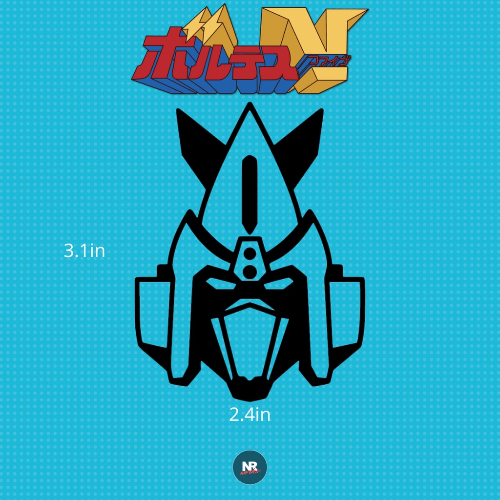 Voltes V Vinyl Decal Sticker Anime | Shopee Philippines