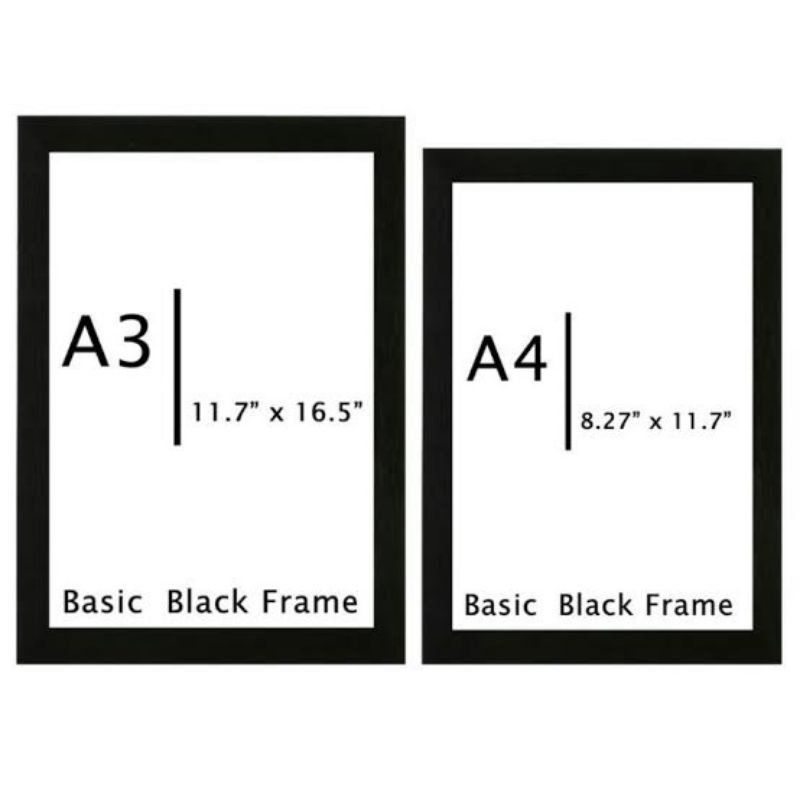 A3 Size Of Picture Frame A4 Size Of Picture Frame Shopee Philippines