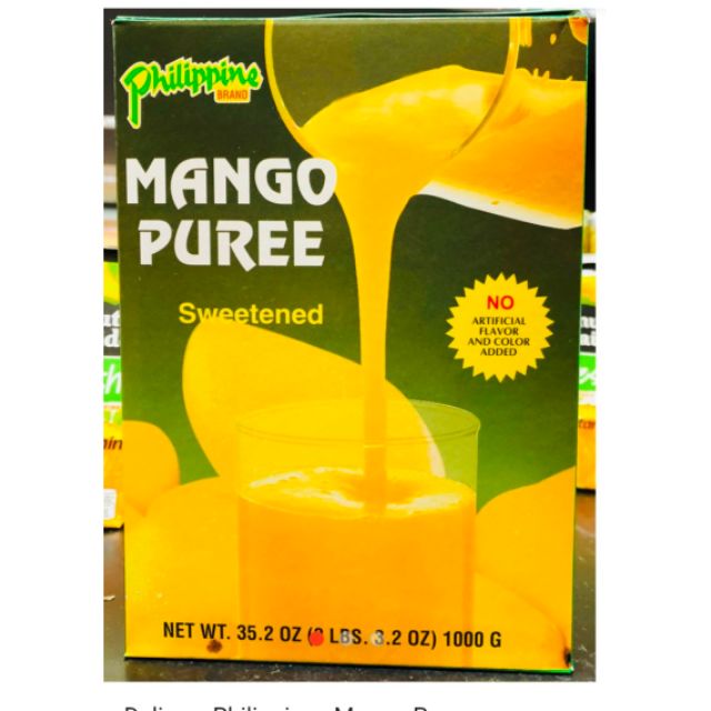 Phil Brand Mango Puree Sweetened 1000g | Shopee Philippines