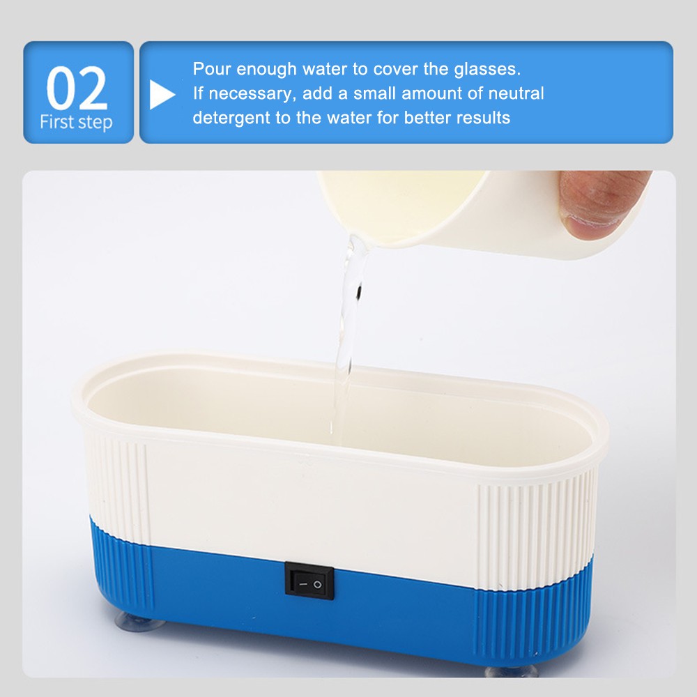 High Frequency Vibration Wash Cleaner Washing Jewelry Glasses Watch ...