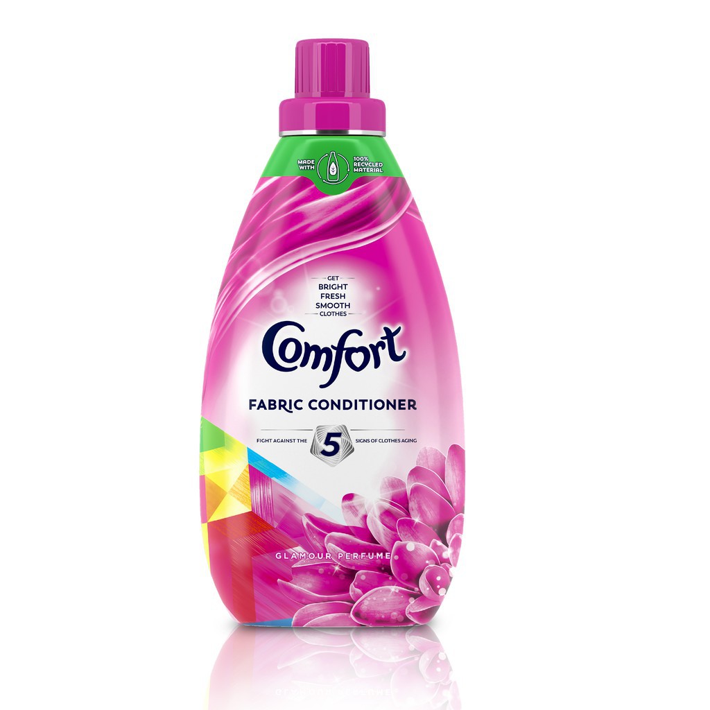 Comfort Pink Fabric Conditioner Glamour Care Bottle 800ml | Shopee ...
