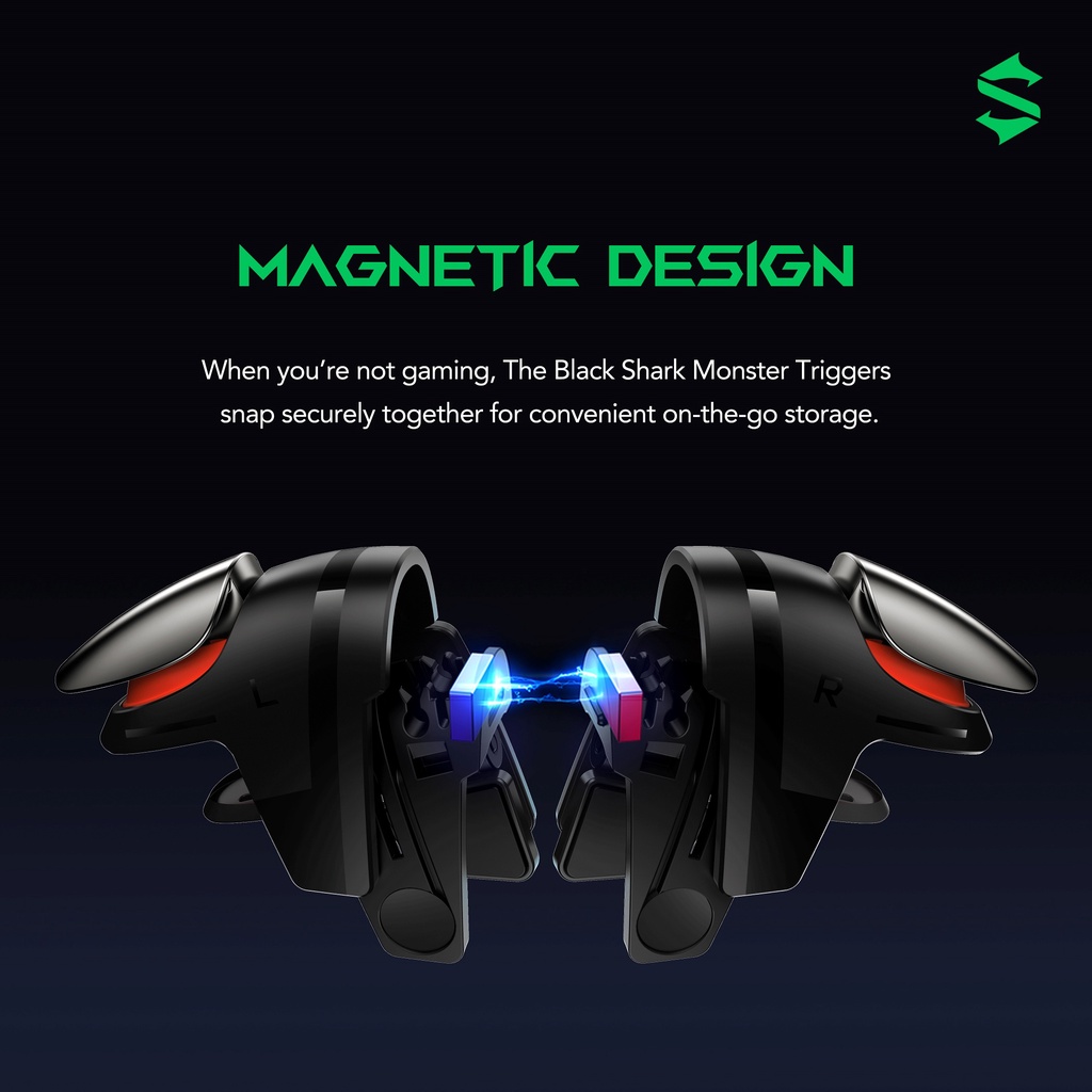 Black Shark Monster Gaming Magnetic Triggers Finger Controller Single ...