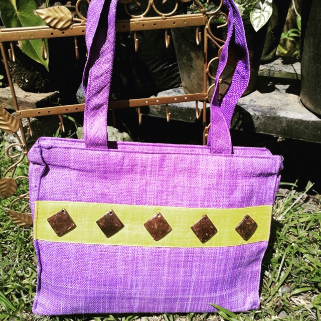 Ariel Native Bag - Made in Aklan from local coco-based and raffia ...