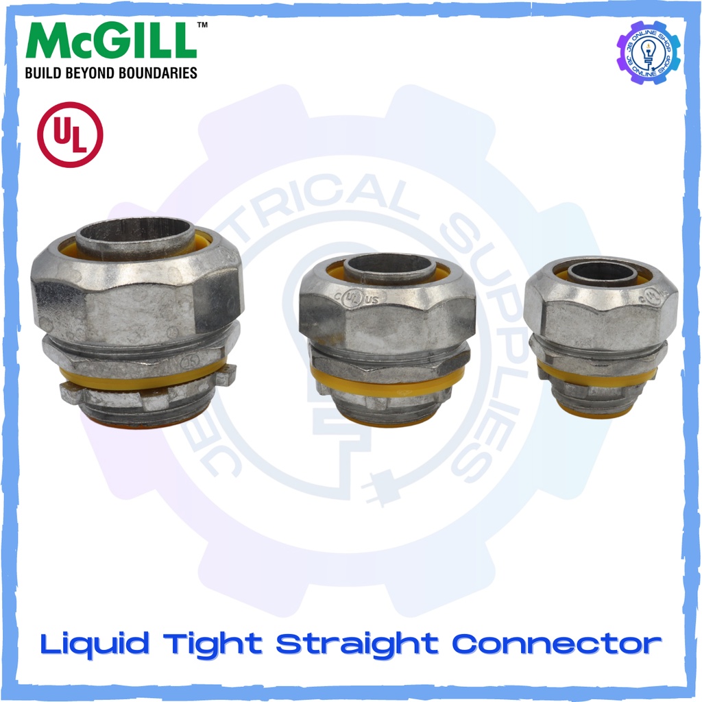 McGill Liquid Tight Straight Connector | Shopee Philippines