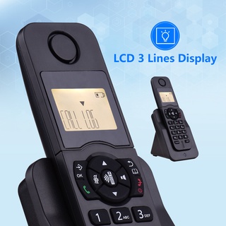Cordless Telephone Digital Landline Phone With Speaker Office Home ...