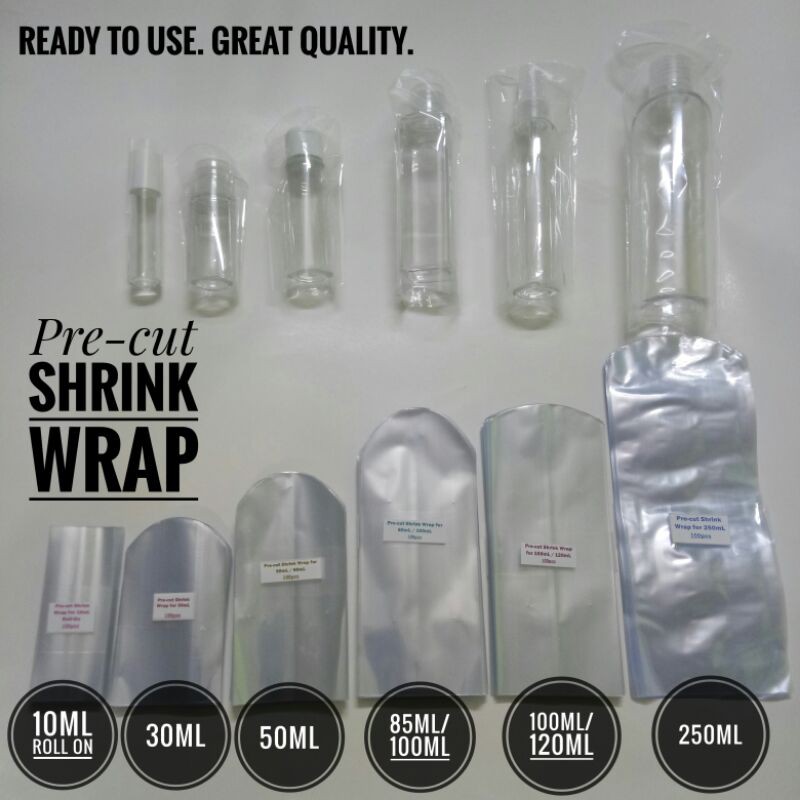 Shrink Wrap Pre-Cut Seal Plastic Bottles Seal | Shopee Philippines