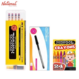 Mongol Exam Pencil Case With Mongol Crayon 24S And Kilometrico ...