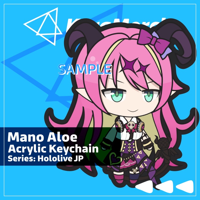 6cm Mano Aloe Hololive Acrylic Keychain for Fan Collection | Shopee ...