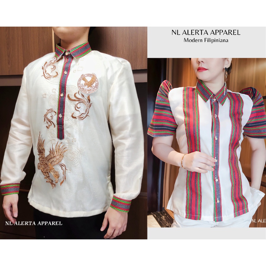 MODERN FILIPINIANA ETHNIC BARONG FOR MEN AND WOMEN | Shopee Philippines