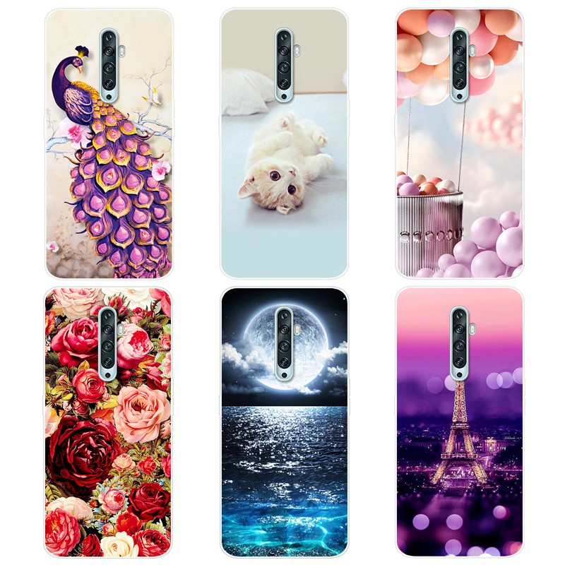 COD OPPO Reno 2F Printed Case Cartoon Back Cover For OPPO Reno 2F Soft ...