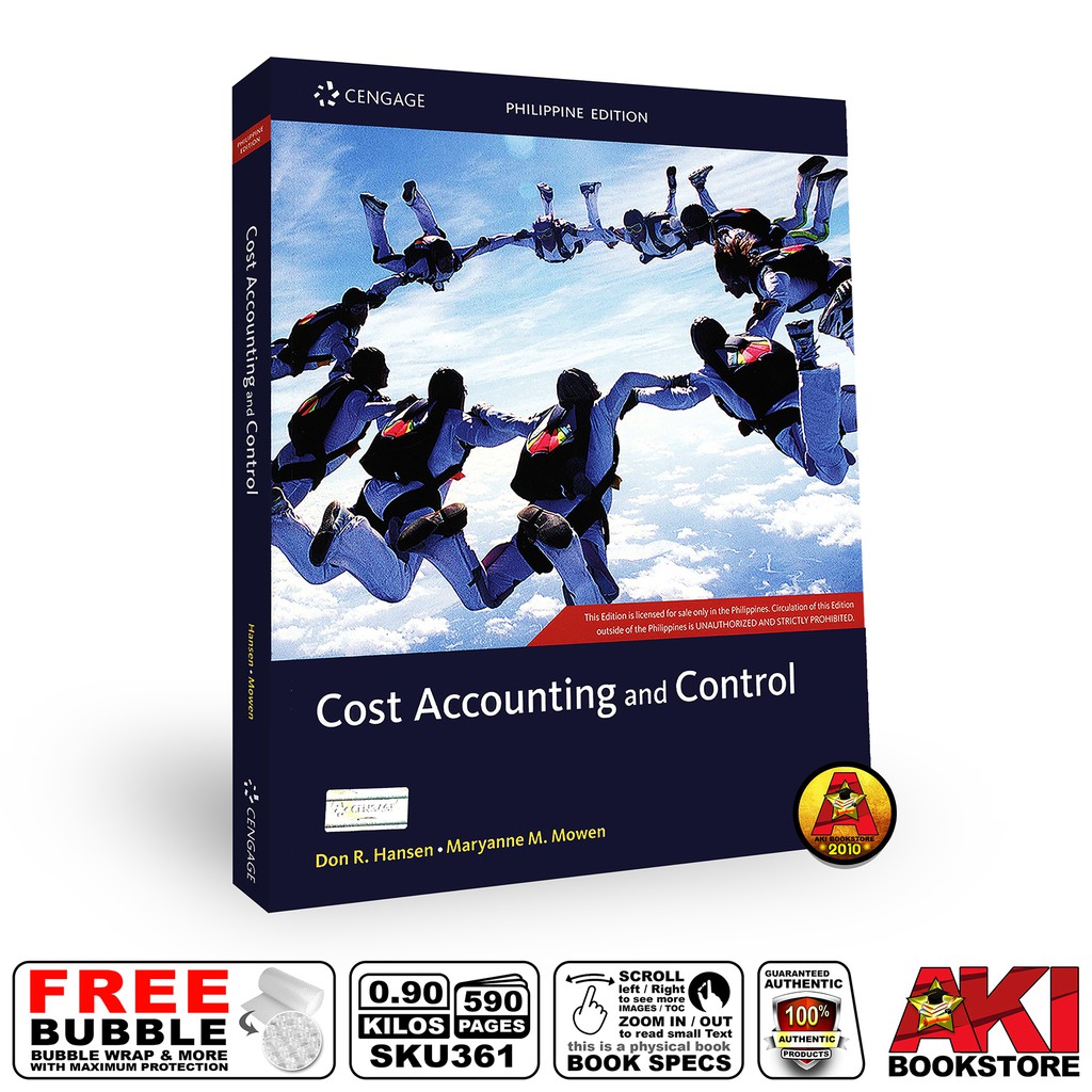 AUTHENTIC Cost Accounting and Control © 2019 Cengage Philippine ...