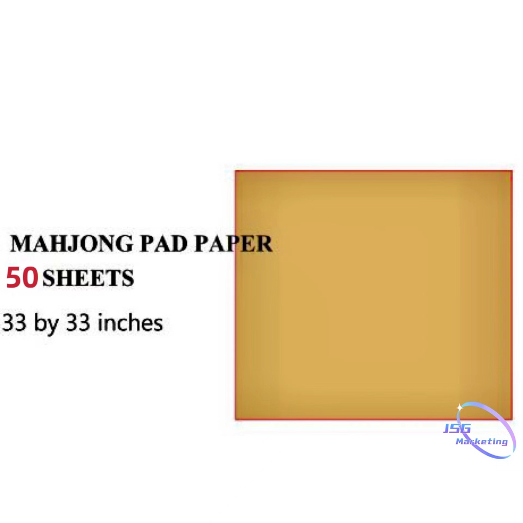 Standard Size Mahjong Pad Paper Mahjong Paper Majong Pad paper Majong ...