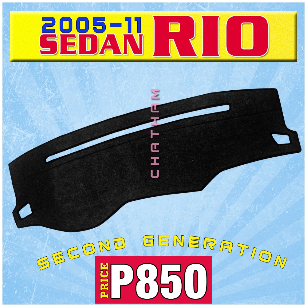Dashboard Cover for Kia Rio Sedan 2005 - 2011 (Gen 2) | Shopee Philippines