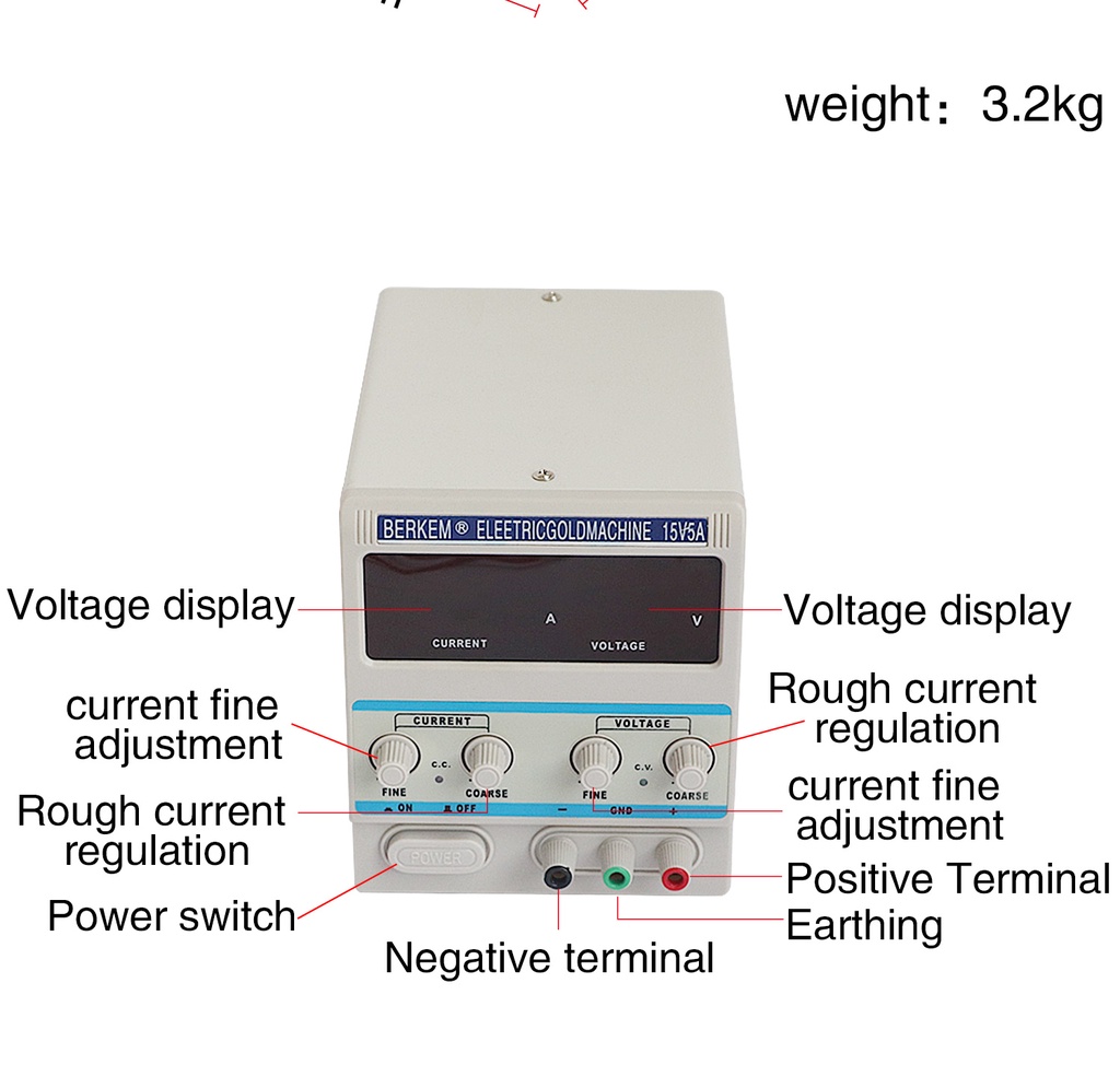 Gold Plating Machine Jewelry Plater Electroplating Kit, Silver Brush ...