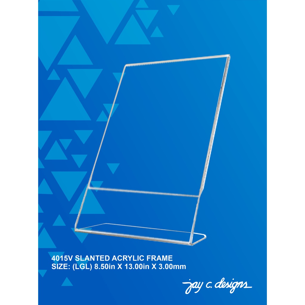 Jay C. Designs Acrylic Slanted Frame | Shopee Philippines