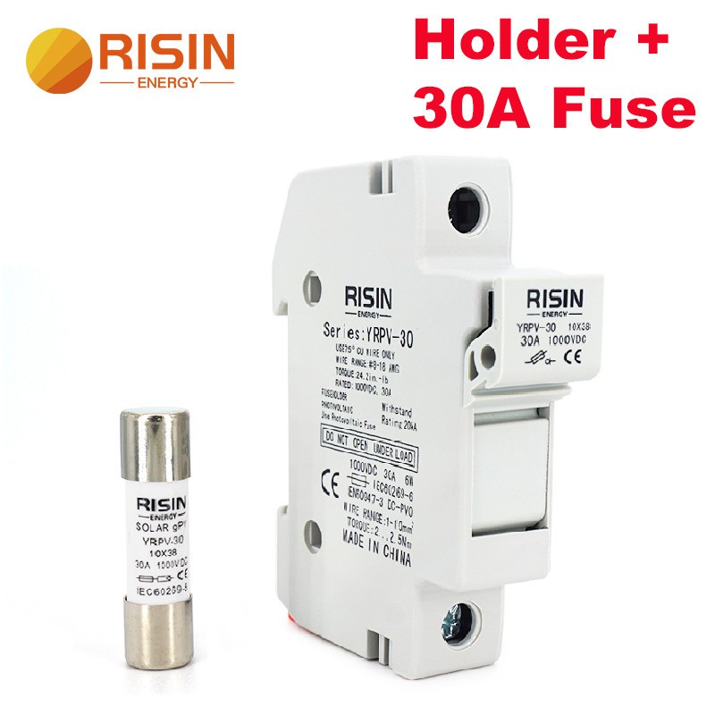 Good Quality DC 1000V Fuse Holder 10x38m Solar Inline Fuse 10A 12A 15A ...