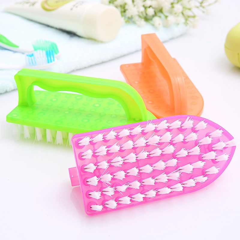 Plastic clothes brush, brush with handle, multi-purpose brush with ...