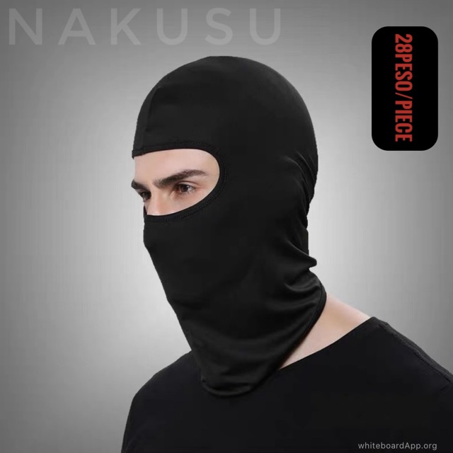 NKS Ice Silk Face Mask Bonet Men Outdoor Cycling Fishing Anti-uv ...