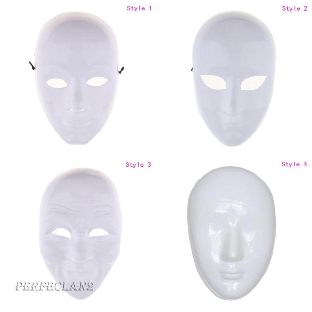 Blank White Masks