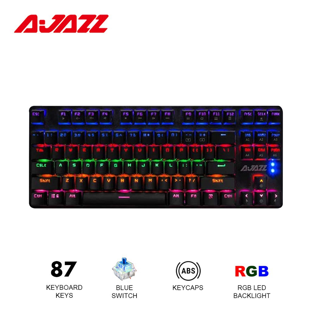 Keycaps mechanical keyboard AJAZZ Robocop Chroma Rainbow LED TKL ...