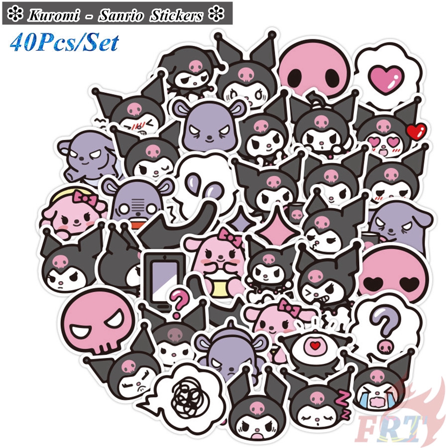Kuromi - Series 01 Sanrio Cartoon Character Stickers 40Pcs/Set DIY ...